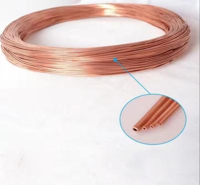 China tubo de bronze de cobre sem emenda da bobina C44300 Admiralty da tubulação da panqueca de 3m ASME à venda