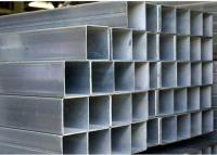 China Rectangular Section 0.3mm Hot Dip Galvanized Square Pipe Cold Rolled Mild Steel For Construction for sale