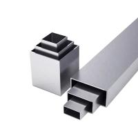 China Light Weight Aluminum Alloy Square Tube 80mm Profiles Rectangular for sale