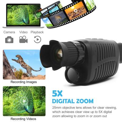 China 5X digitale van het de Visiewerkingsgebied van de Gezoemnacht Monocular van de de Nachtvisie Infrarode Te koop