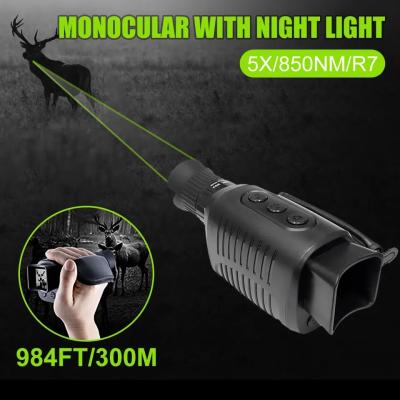 Cina schermo monoculare 1.5inch di visione notturna dello zoom di 5X Digital che cerca gli occhiali di protezione di visione notturna in vendita