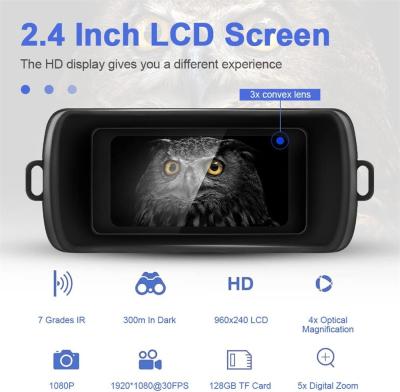 China 1080P de Verrekijkers die van de de Nachtvisie van IRL Google Digitaal Camera5x Gezoem jagen Te koop