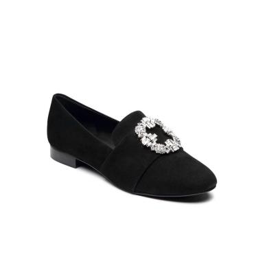 China Ladies formal dress shoes Casual loafer shoes Cheap walking leather shoes low heel New arrival free shipping for sale