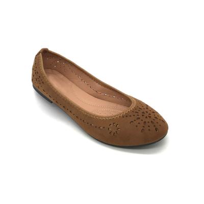 China Cut-outs design loafers shoes best flats for walking fashionable casual style ladies formal shoes for sale
