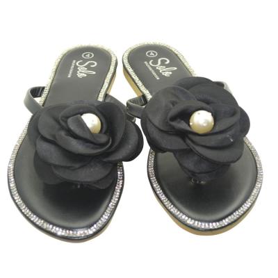 China Customized five colors women casual flat shoes fashion TPR beach lady slippers home slippers manufacturer made in China for sale