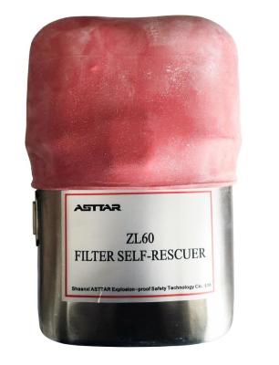 China ZL60 Coal Mine Carbon monoxide filtering Self-Rescuer for sale