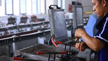 Foam materials storage warehouse