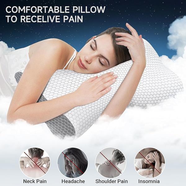 Quality Cervical Neck Pillows for Sleeping Dorm Pillow for Neck Pain Relief Ergonomic for sale