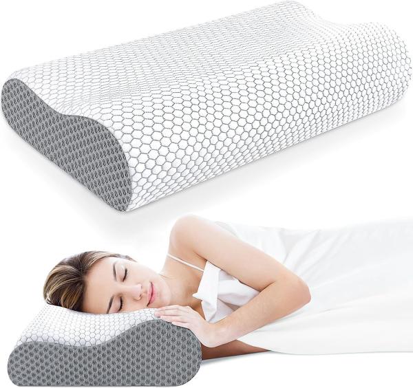 Quality Cervical Neck Pillows for Sleeping Dorm Pillow for Neck Pain Relief Ergonomic Orthopedic Contour Pillow for sale