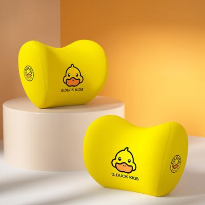China portable Memory Foam Car Head Rest Pillow Relieving Neck Stiffness Car Neck Headrest Pillow for sale