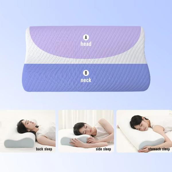 Quality New Bed Side Back Stomach Sleepier Orthopedic Pillow Cervical Bamboo Contour for sale