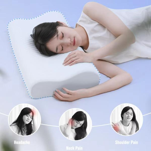 Quality New Bed Side Back Stomach Sleepier Orthopedic Pillow Cervical Bamboo Contour for sale