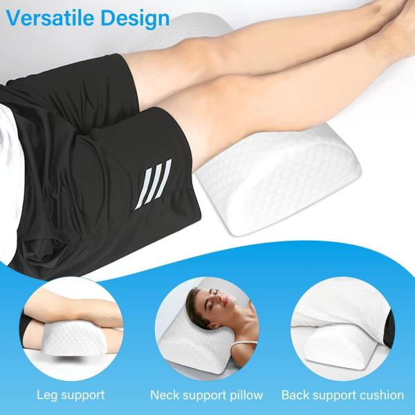 Quality Soft Half Moon Memory Foam Pillow Neck Care Lightweight High Density for sale