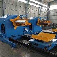 China Fully Automatic 5 Ton Hydraulic Decoiler Machine with Loading Cart - 1250mm Width, 220V Operation for sale