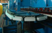 China Polyurethane Sandwich Panel Machine Continuous Production Line 30-80mm Thickness 3-7m/min Speed for sale