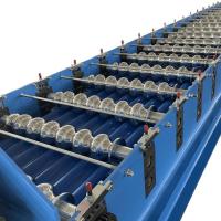 China Colored Galvanized Corrugated Roof Panel Glazed Steel Tile Roll Forming Machine with CE & ISO9001 Certification for sale