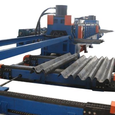China W Beam / Thire Beam Road Barrier Highway Guardrail Forming Machine 10m/Min-20m/min for sale