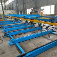 China High Speed Roofing Tile Roll Forming Machine with 12m Automatic Stacker - 3kW Power, 12000mm Capacity for sale