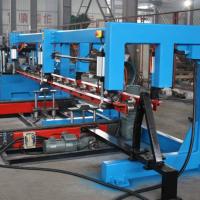 China High Speed Roofing Tile Roll Forming Machine with 12m Automatic Stacker - 3kW Power, 12000mm Capacity for sale