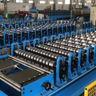 China AL PPGL PPGI Metal Sheet Wall Panel Roll Forming Machine IBR Roof Sheet Forming Machine for sale