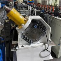 Quality Semi Automatic Storage Rack Roll Forming Machine 7.5kw With Cr12Mov Cutting for sale