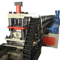 Quality Galvanized Steel Solar Strut Channel Roll Forming Machine 20 Stands With GCr15 for sale