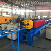 Quality Customized Round Gutter Downspout Roll Forming Machine PLC Control for sale
