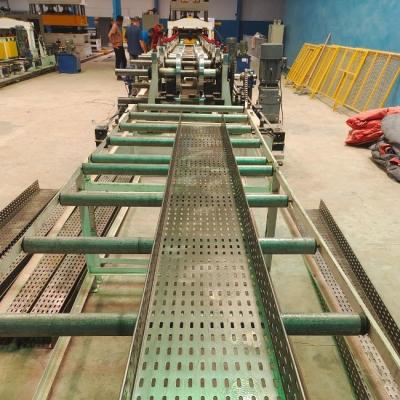 China Hydraulic Motor Cable Tray Forming Machine Siemens PLC Long Service Life for sale