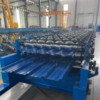 China Double Layer PLC Control Metal Sheet Roll Forming Machine 380V with ±2mm Tolerance for Floor Decking Production for sale