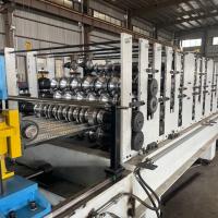 China Double Layer Roll Forming Machine for Decking Floor & Wall Panels - 10-15 m/min Production Speed with PLC Control for sale