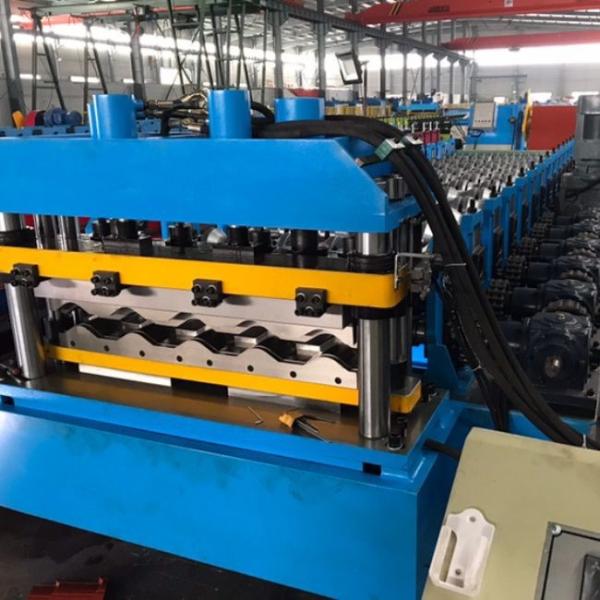 Quality 220V Steel Hydraulic High Speed Glazed Tile Roll Forming Machine With PLC for sale
