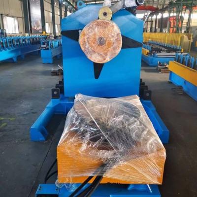 China Steel / PPGI / Zinc Vertical Drive Uncoiler Machine 220V With Loading Cart for sale