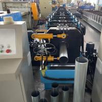 Quality 19 Stand Gutter Downspout Roll Forming Machine 7.5KW For Galvanized Steel Coils for sale
