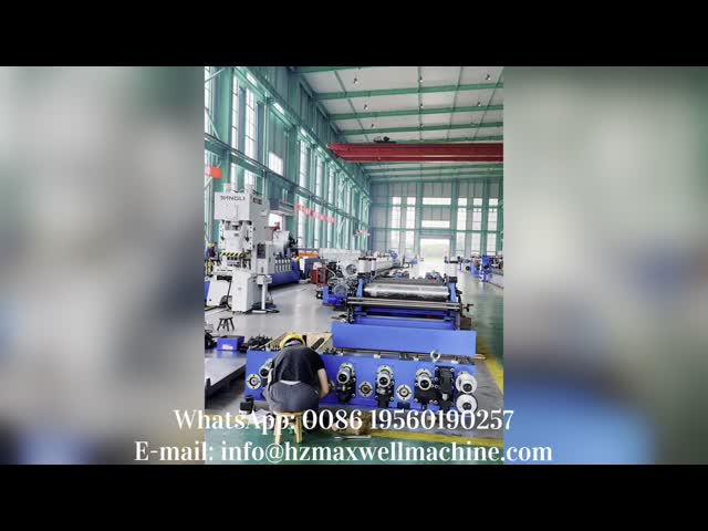 Vídeo da Fábrica de Máquinas de Conformação por Rolo da Hangzhou Maxwell Machinery Manufacturing Co.,Ltd