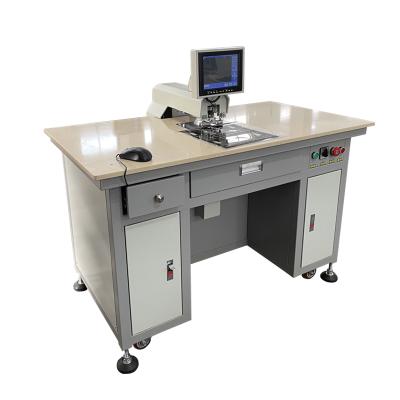 China Semi-auto CCD Hole Punching Machine For PET Polyester Front Panel for sale