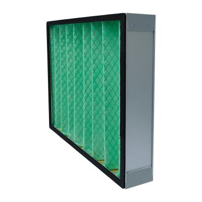 China G3 G4 Washable Synthetic Fiber Air Filter with Galvanized Steel Protection Mesh and Aluminum Frame for sale