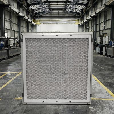 China HVAC System Washable Aluminum Mesh Filter With 5-10 Micron Rating And Custom Size for sale