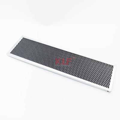 China Durable Aluminum Frame Range Hood Filter with Double Layer Mesh and Activated Charcoal for Odor Removal for sale