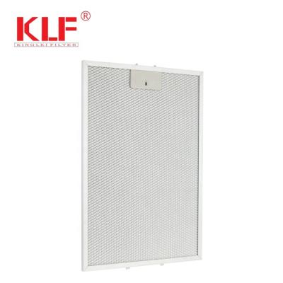 China High Efficiency Grease Capture Aluminum Kitchen Canopy Hoods Filter with Anodized Aluminum Frame for Easy Installation for sale