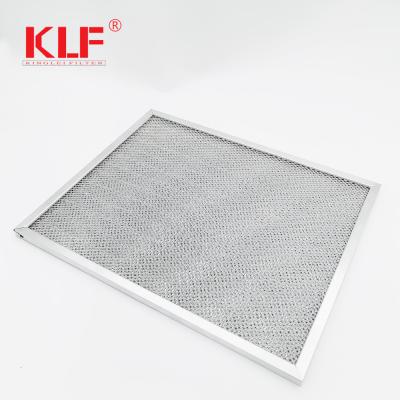 China Universal Stainless Steel Range Hood Grease Filter with Multi-layer Aluminum Mesh and Customizable Dimensions for sale