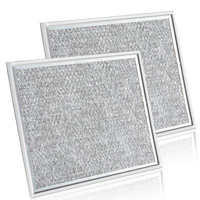 China Washable Aluminum Foil Mesh Microwave Oven Filter with Large Oil Capacity and Customizable Size for sale