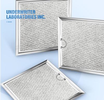 China Washable Aluminum Foil Mesh Microwave Oven Replacement Grease Filter for sale