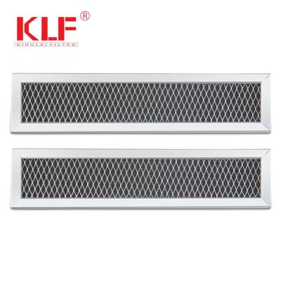 China Wholesale Microwave Oven Filter with Activated Carbon Media and Aluminum Frame in Customized Sizes for sale