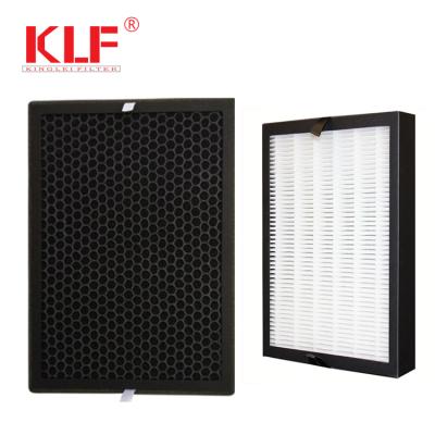 China High Efficiency 99.99% Air Purifier Filter with Honeycomb Mesh Type and Customized Dimensions for sale