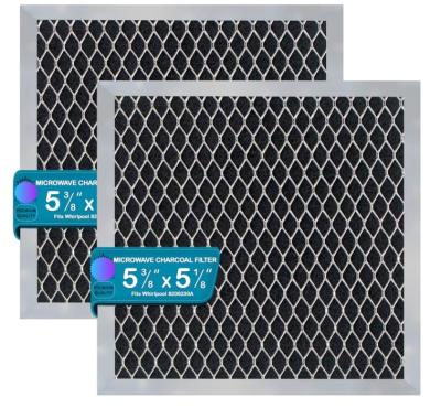 China Activated Carbon Fiber Cotton Microwave Grease Filter with Customized Size for Household Microwave Ovens for sale
