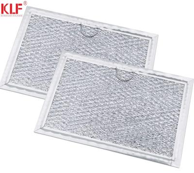 China Aluminum Frame Microwave Oven Filter with Aluminum Foil Mesh and 127X194X2.5mm Size for sale
