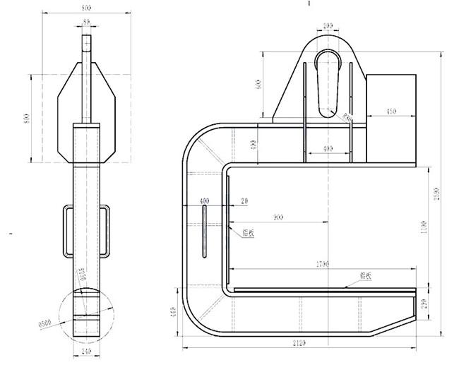 3.2t alla gru d'acciaio elettrica Crane Parts 0 della fabbrica di acciaio dell'attrezzatura di sollevamento della bobina 32t