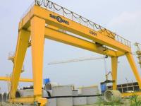 China 100T Double Girder Gantry Crane Wireless Remote Control Span Customization for sale