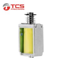 China 12 Volt DC Mini Push Pull Solenoid Electronic Micro Electromagnet Normally Closed for sale