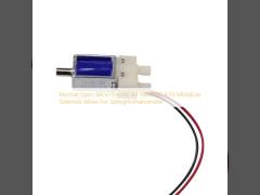 標準オープンマイクロ電気エアバルブ DC 4.5V スフィグモマノメーター用のミニチュアソレノイドバルブ
